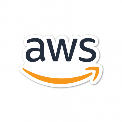 AWS logo sticker adesivo - Stickers Devs