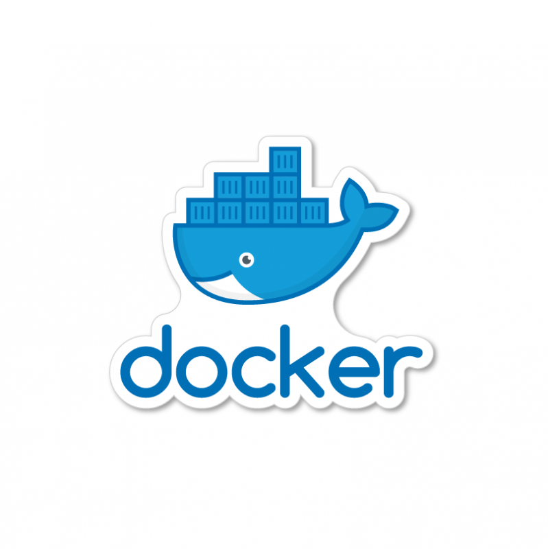 Docker adesivo sticker - Stickers Devs
