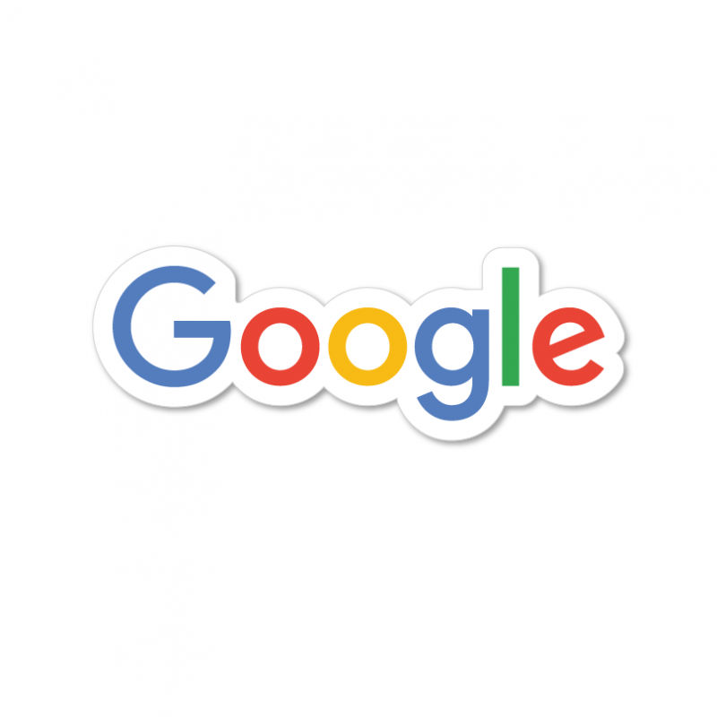 Google sticker adesivo - Stickers Devs