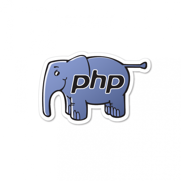 PHP Mascote Sticker - Stickers Devs