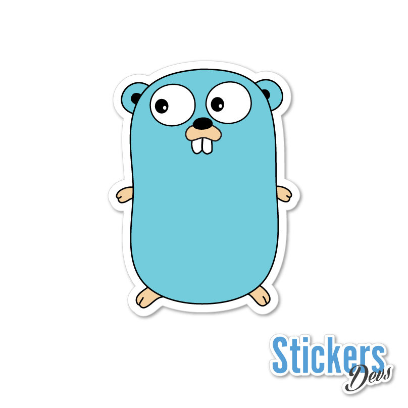 Golang Sticker – Stickers Devs