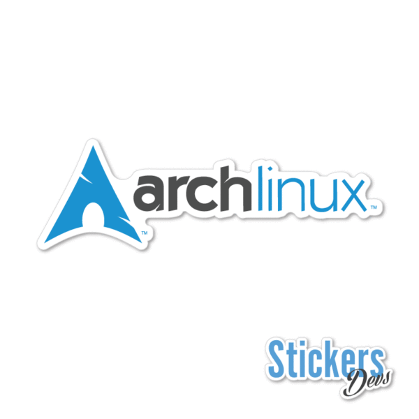 Arch Linux Sticker Adesivo - Stickers Devs