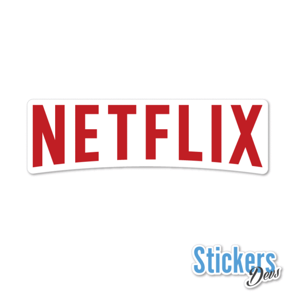 Netflix Sticker Adesivo - Stickers Devs