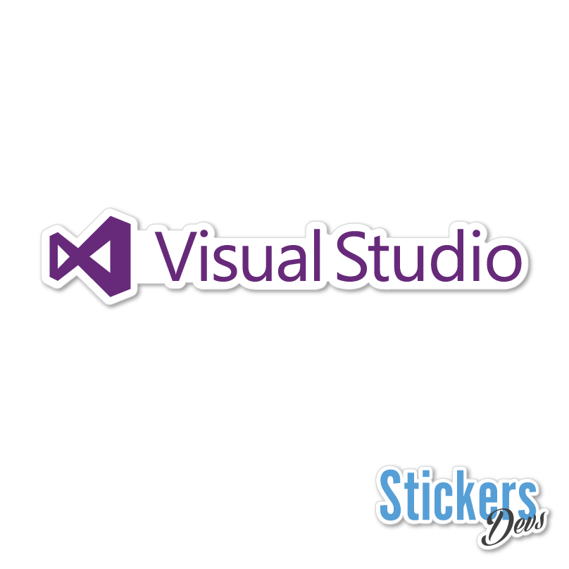 Visual Studio Sticker Adesivo – Stickers Devs