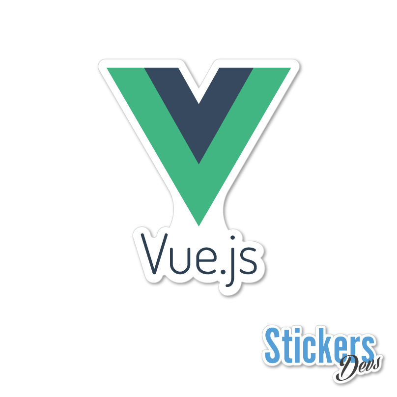 Vue.js Sticker Adesivo – Stickers Devs