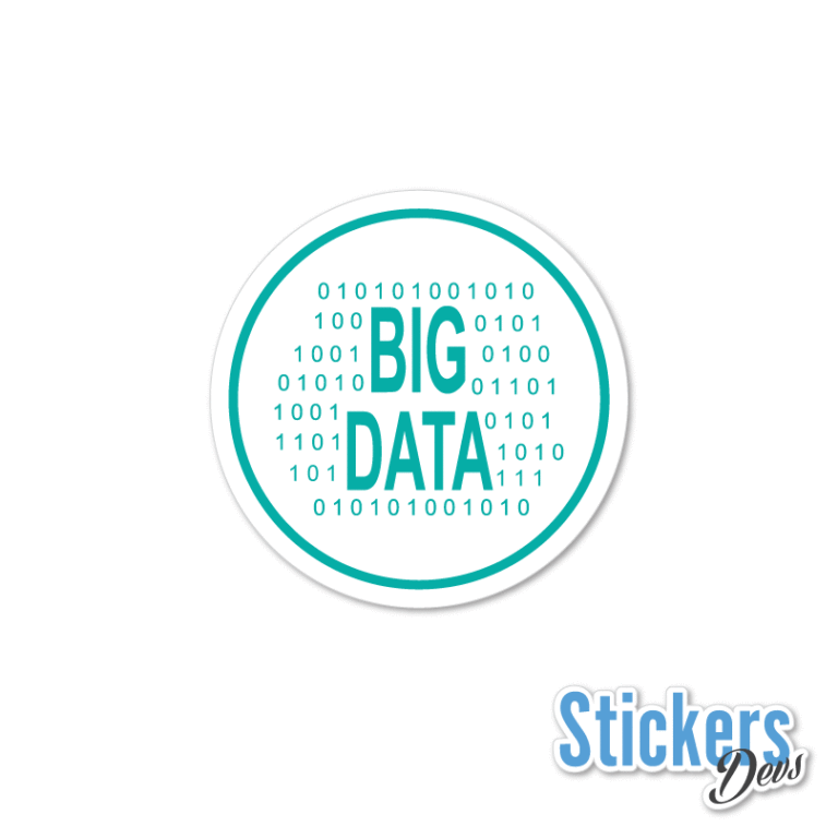 Big Data Sticker Adesivo – Stickers Devs