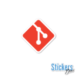 Git Logo Sticker Adesivo - Stickers Devs