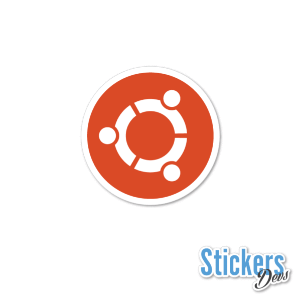 Ubuntu Logo Sticker Adesivo - Stickers Devs