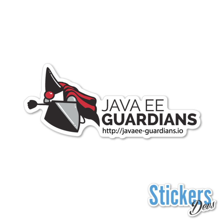 Java Guardians Logo Sticker Adesivo - Stickers Devs