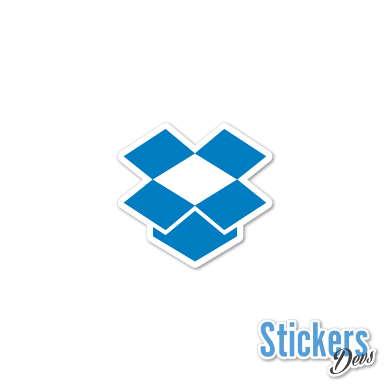 Dropbox Sticker Adesivo - Stickers Devs