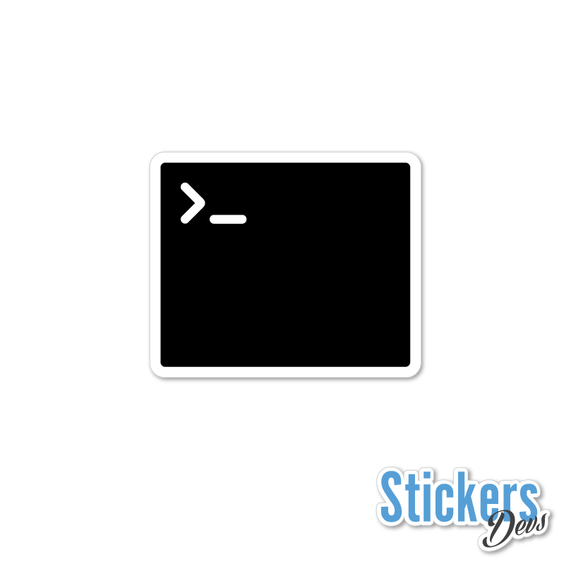 Terminal Sticker Adesivo – Stickers Devs