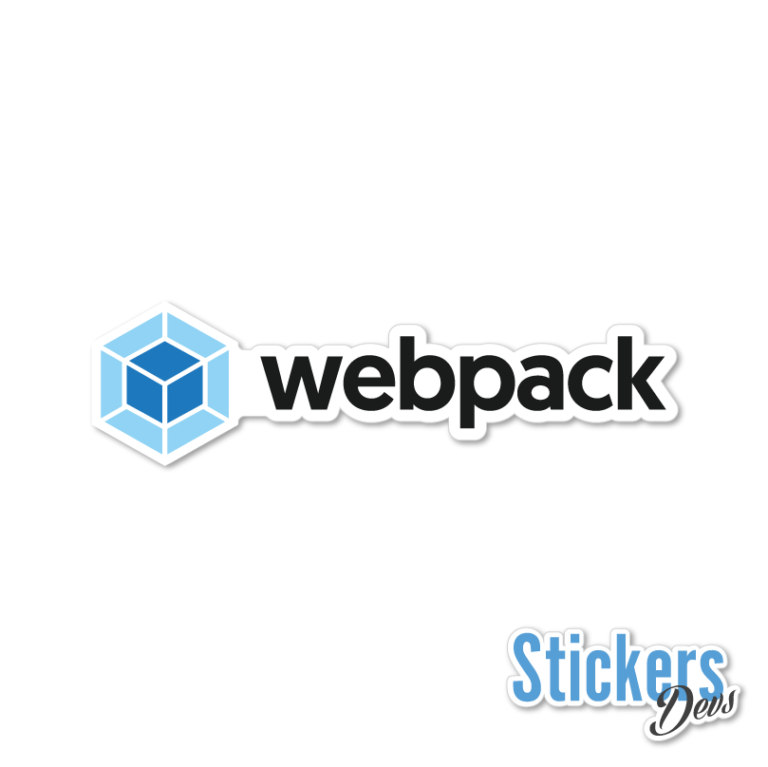 Webpack logo Sticker Adesivo - Stickers Devs