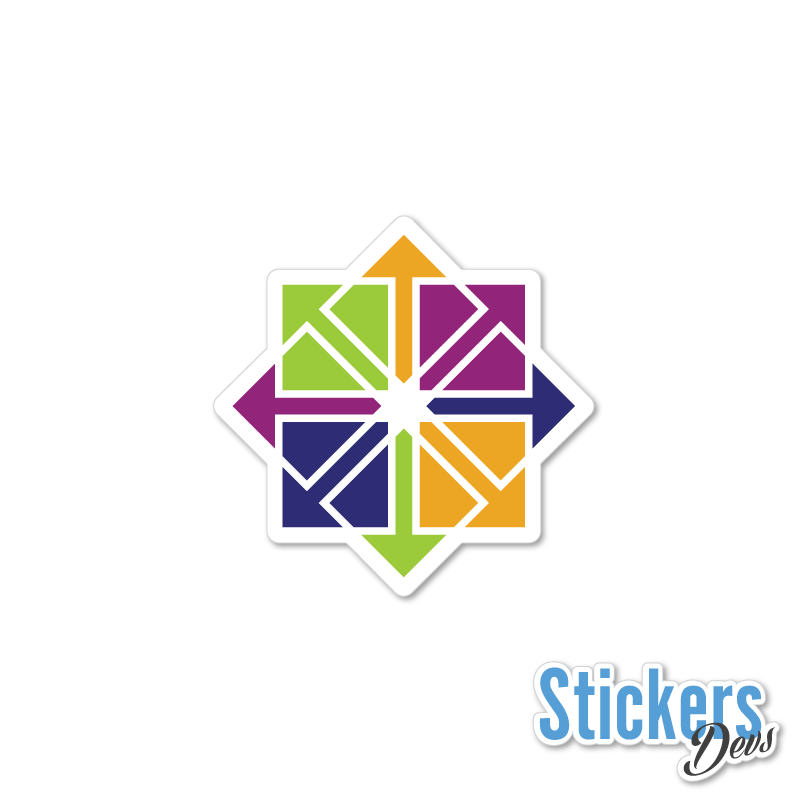 CentOS (logo) Sticker Adesivo - Stickers Devs