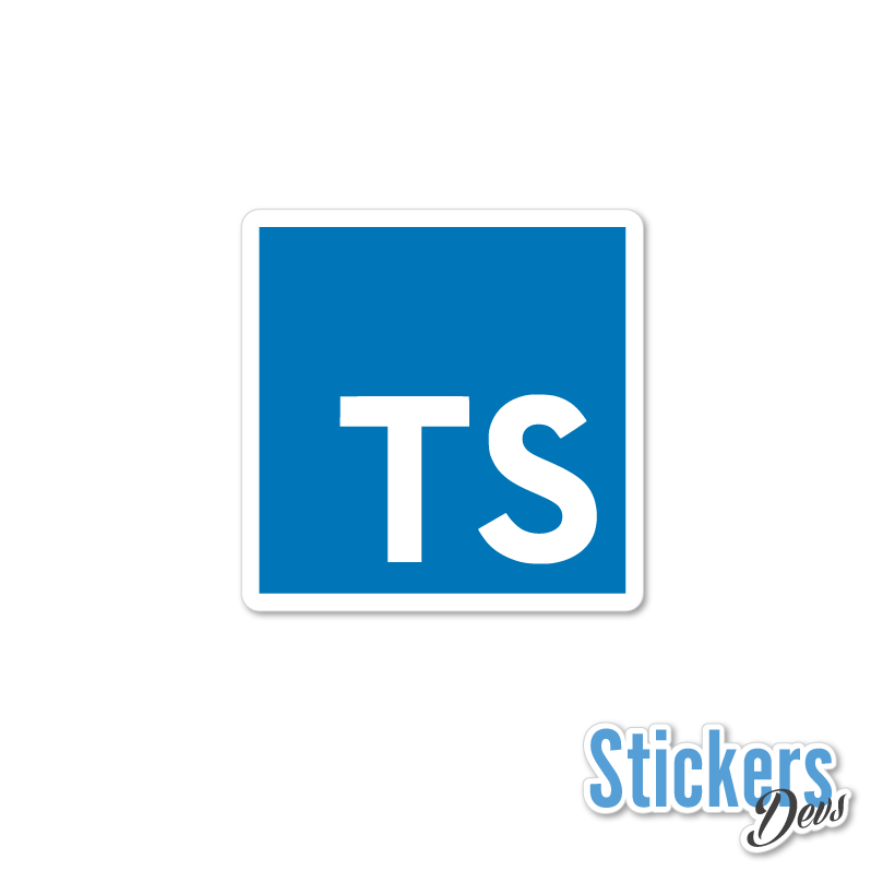 TypeScript Sticker Adesivo – Stickers Devs