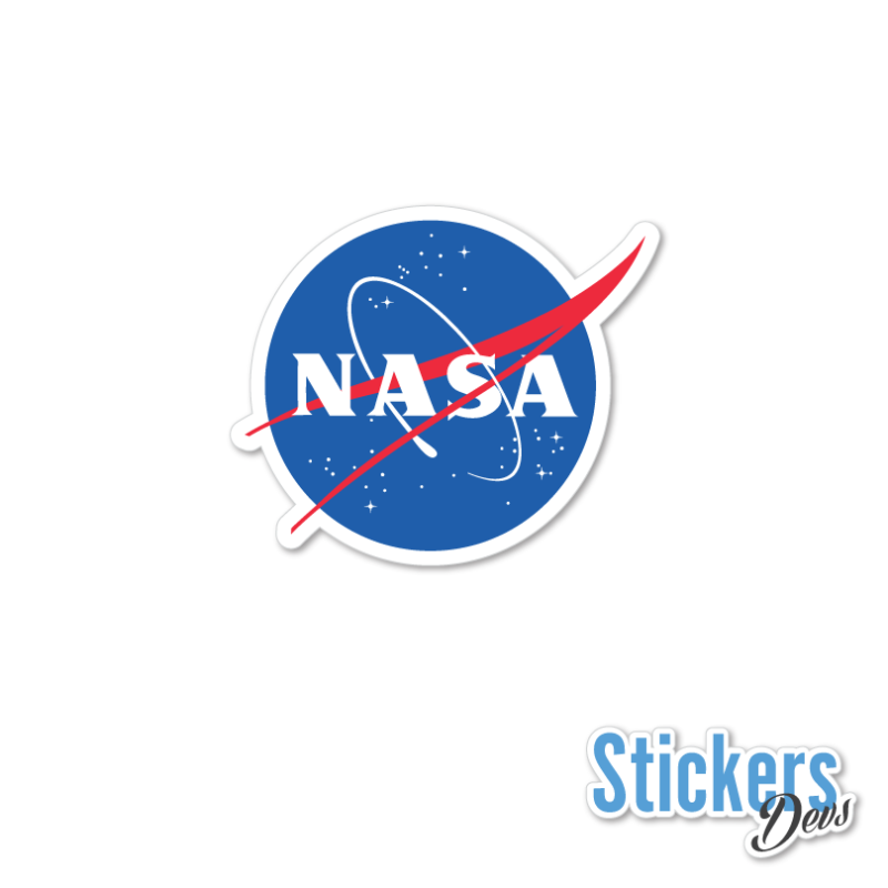 Nasa Sticker Adesivo - Stickers Devs