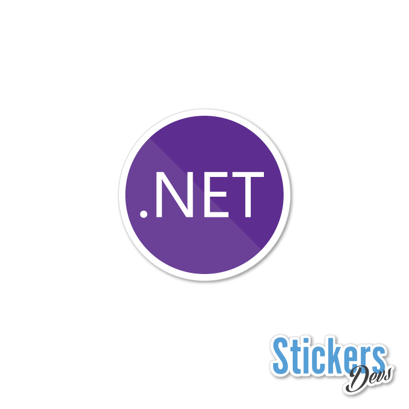 .NET sticker adesivo – Stickers Devs
