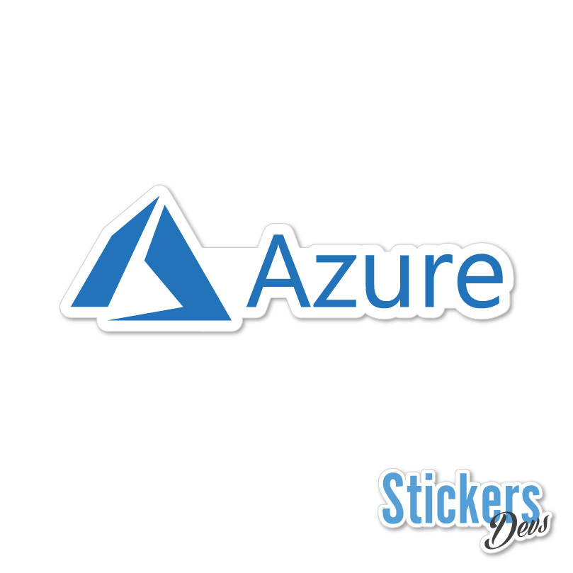Azure sticker adesivo – Stickers Devs
