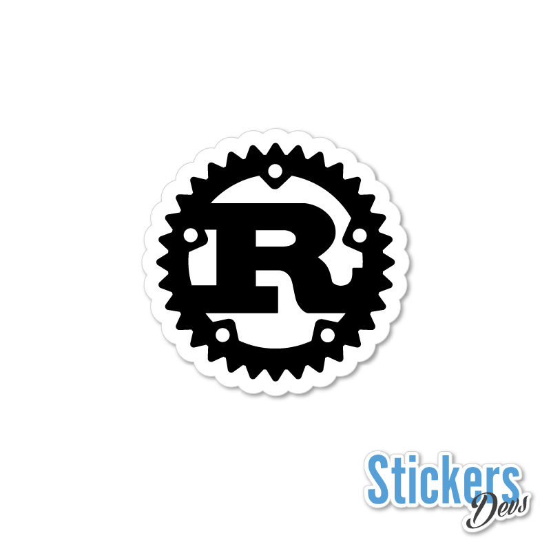 Rust sticker adesivo - Stickers Devs