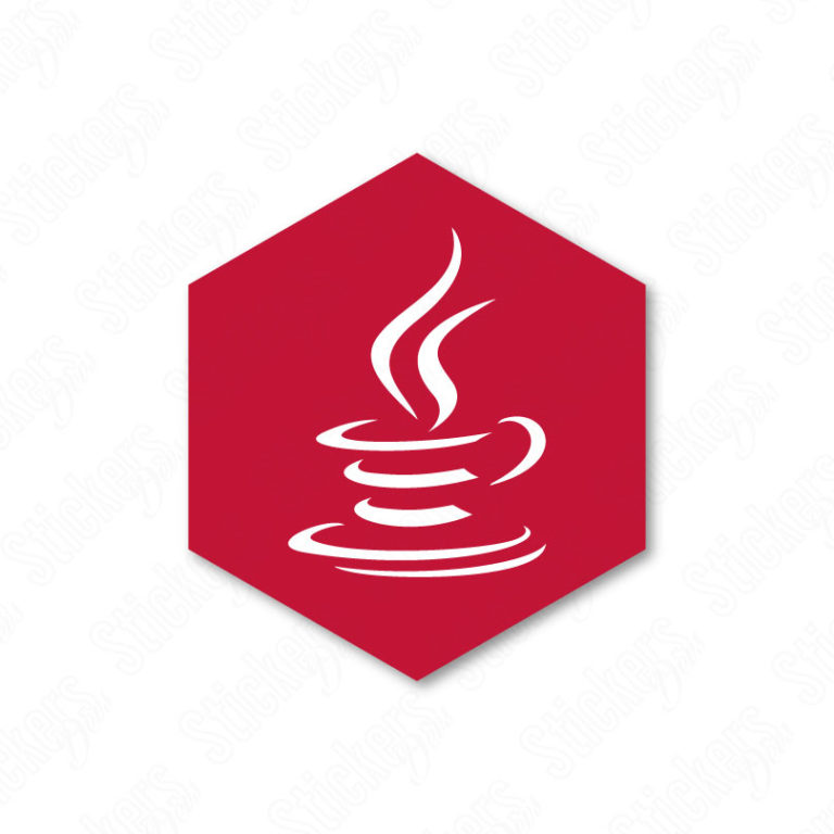 Java Hexa sticker adesivo - Stickers Devs