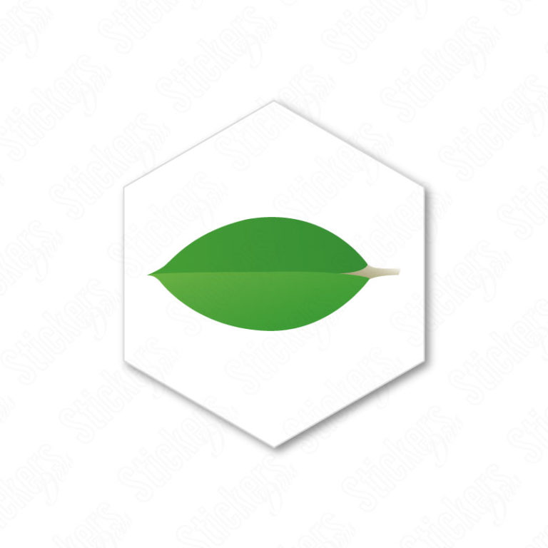 MongoDB Hexa sticker adesivo - Stickers para Notebook de Programadores ...