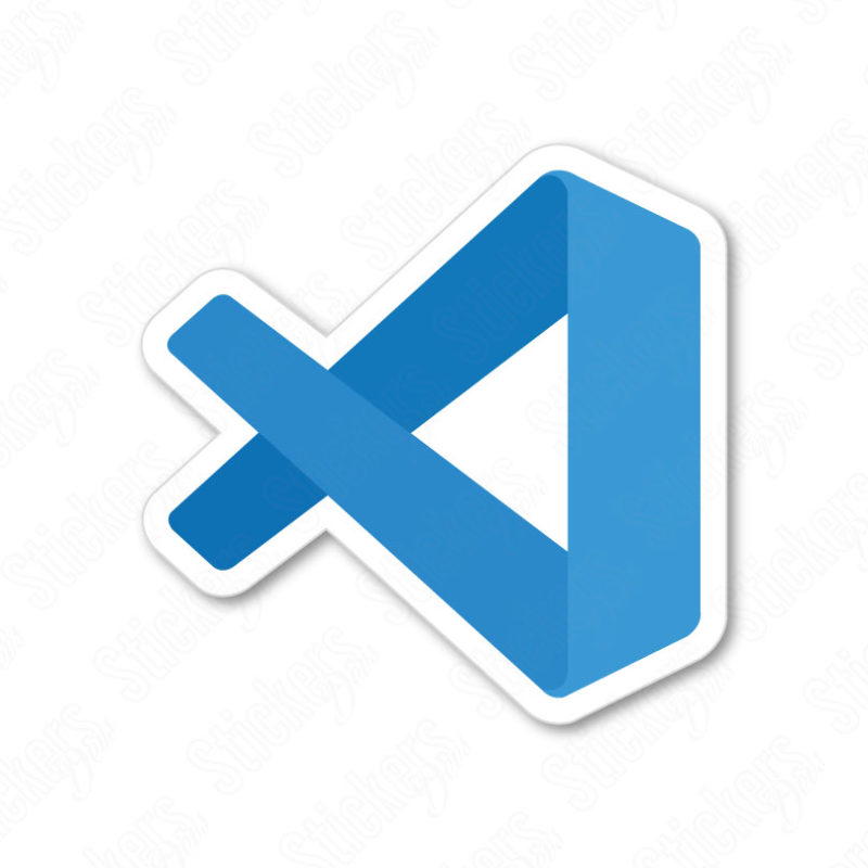Visual Studio Code Novo sticker adesivo - Stickers Devs