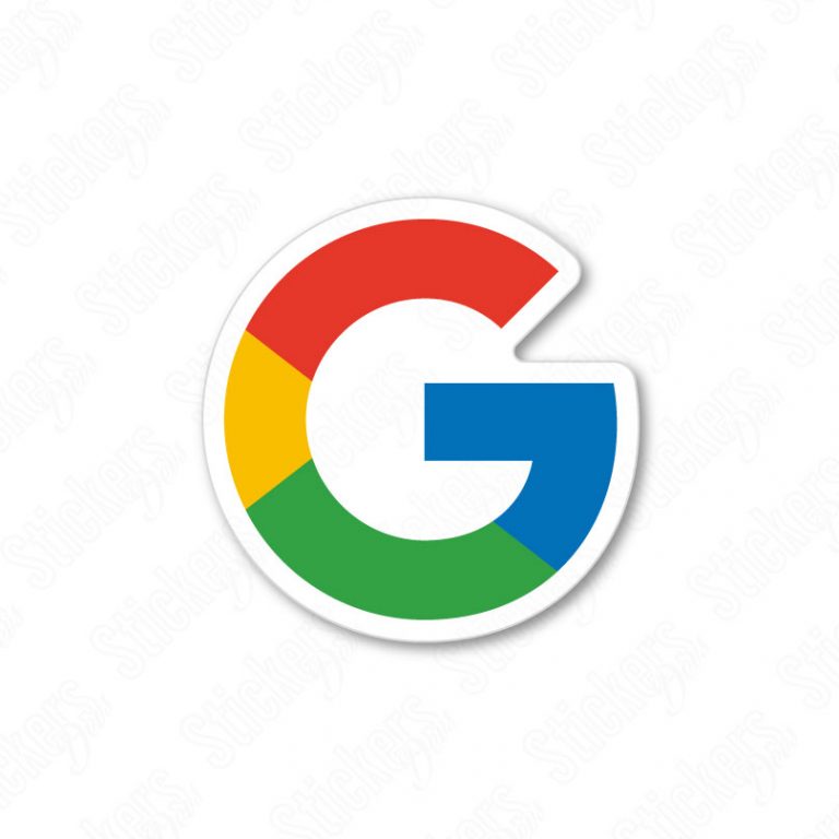 Google logo sticker adesivo - Stickers Devs