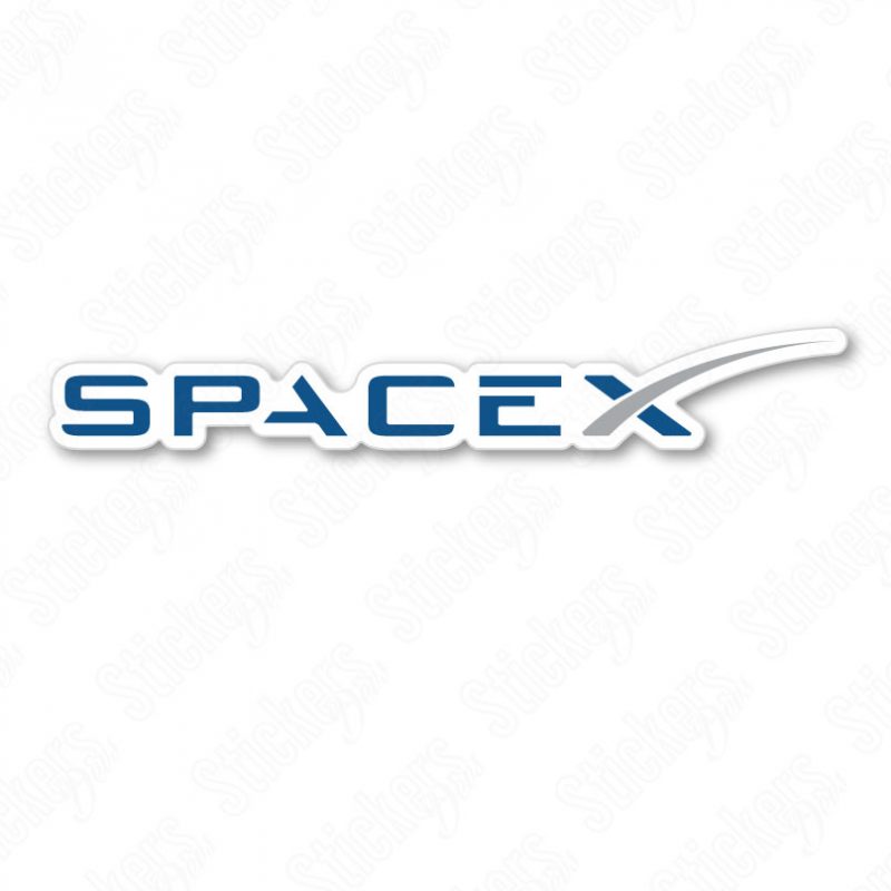 SpaceX sticker adesivo - Stickers Devs