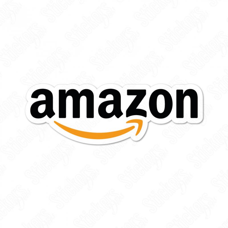 Amazon logo sticker adesivo - Stickers Devs