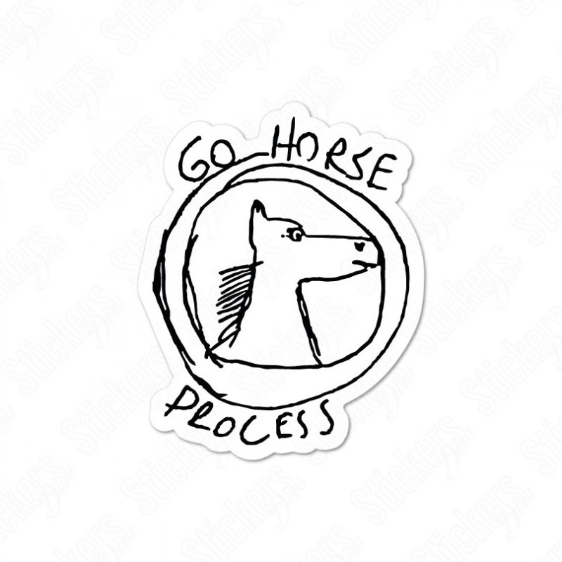Go Horse sticker adesivo - Stickers Devs