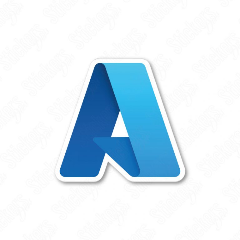 Azure sticker adesivo (novo) - Stickers Devs