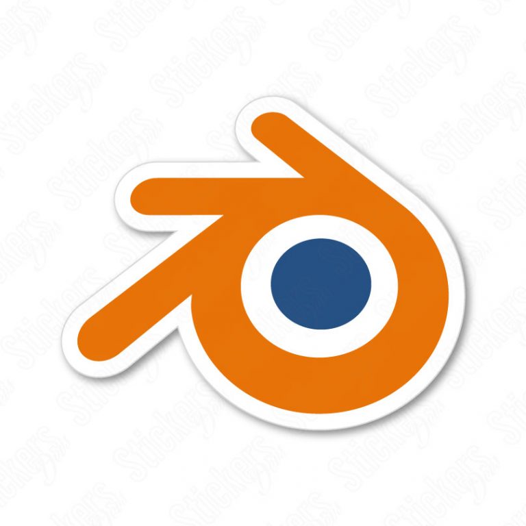 Blender sticker adesivo - Stickers Devs