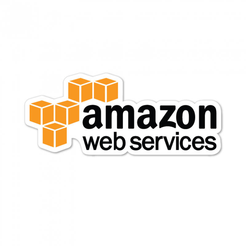 Amazon Web Services adesivo sticker - Stickers Devs