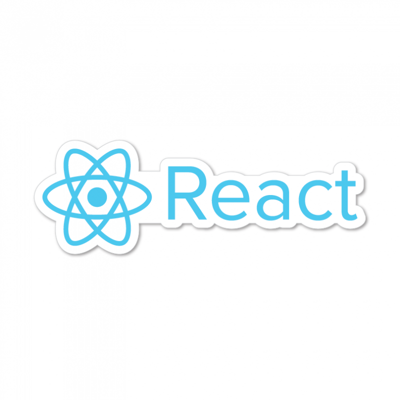 React adesivo sticker - Stickers Devs