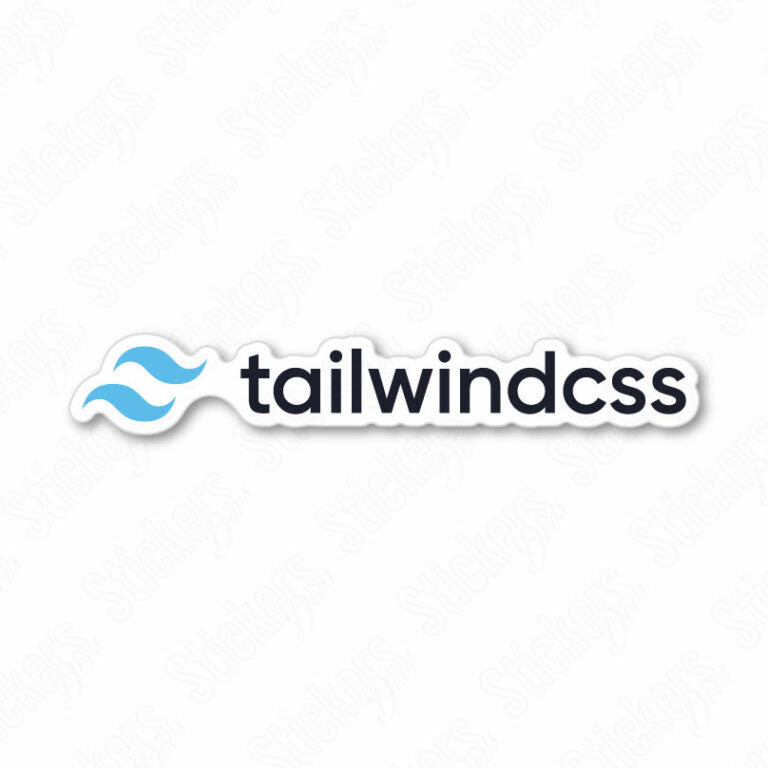 Tailwind CSS sticker adesivo - Stickers Devs