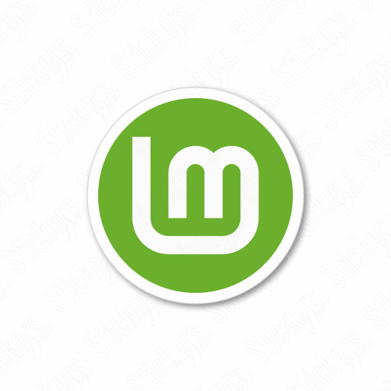 Linux Mint sticker adesivo (novo) - Stickers Devs