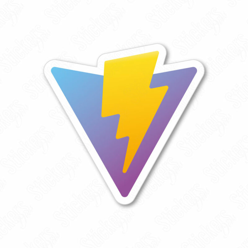 Vite sticker adesivo - Stickers Devs
