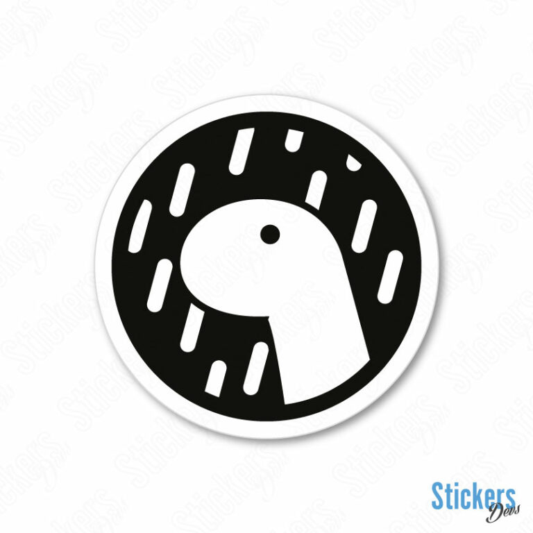 Deno sticker adesivo - Stickers Devs