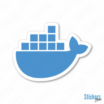 Docker adesivo sticker - Stickers Devs